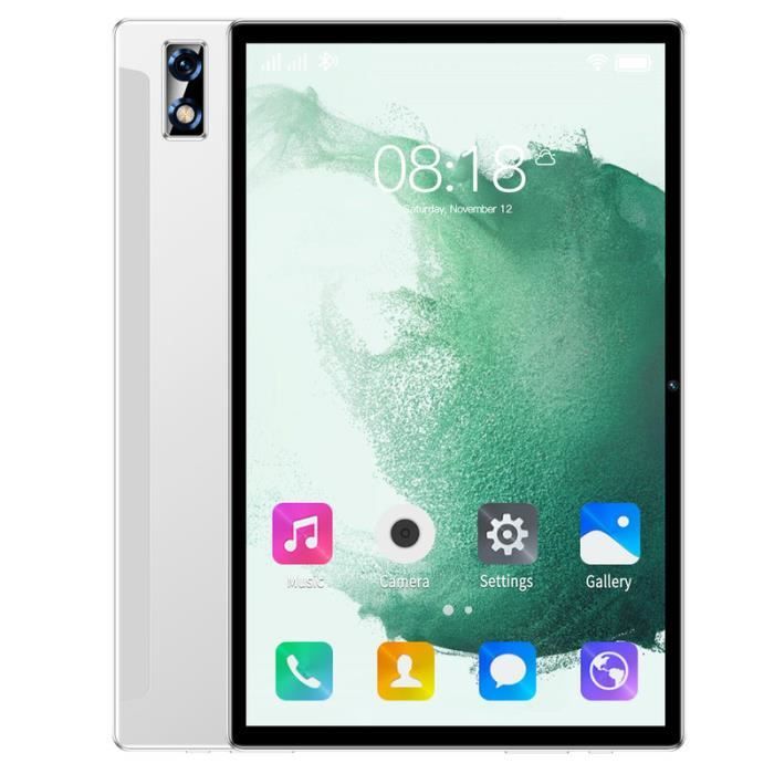 Tablette Tactile OEMG 10 Pouces ZK10 2Go RAM 32Go ROM 4G-Wifi Android 11 8800 mAh GPS-Blanc ...