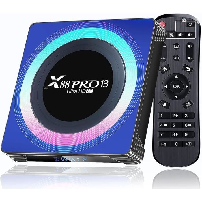 Boîtier IPTV - PRUMYA - Android TV Box 13.0 - 4 Go RAM - 32 Go ROM - 8K ...