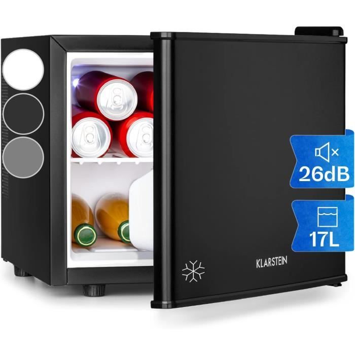 Klarstein Mini Frigo de Chambre pour Boissons, Petit Frigo Silencieux ...