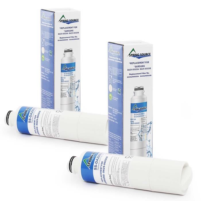 Wiltec 2x RWF0700A Filtre à eau pour réfrigérateur Compatible avec ...