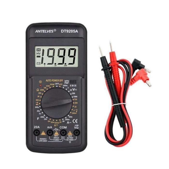 MGT06709-MULTIMETRE,Multimètre Numérique Professionnel avec Buzzer ...