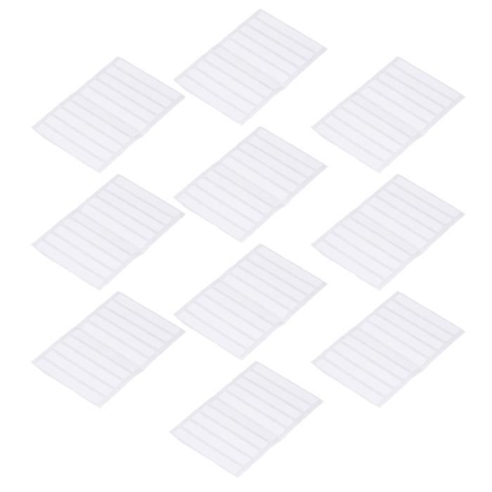 Zerone étiquette UHF 100pcs UHF Tag 860‑960MHZ KM4Q Adhésif Inlay ...