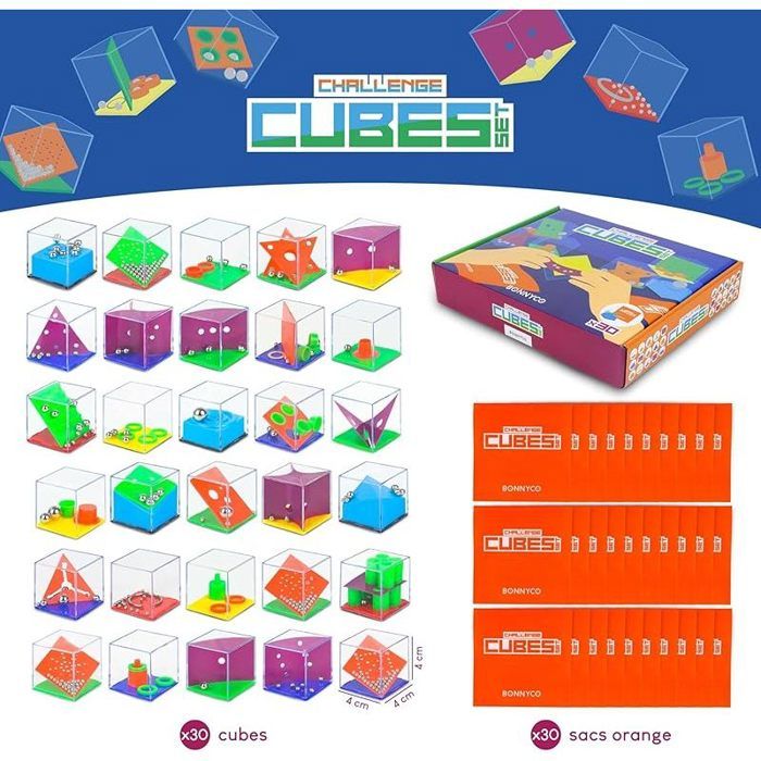 Cubes Casse Tete Enfant, Pack 30 Cadeau Anniversaire Enfants Invites ...