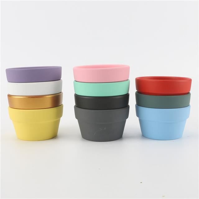 POT DE FLEUR,WHITE-9x5.5cm--Mini Pot de fleurs en terre cuite coloré ...