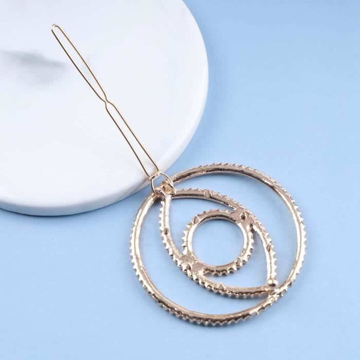 Pince À Cheveux Vintage Evil Eye Pince À Cheveux Géométrique Barrette À ...
