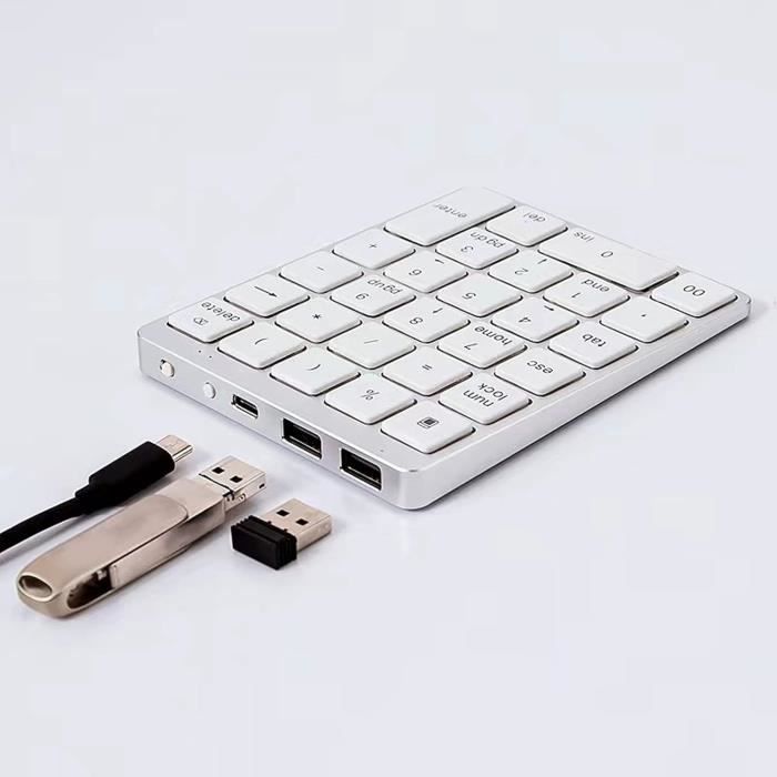 Pavé Numérique À 28 Touches, Clavier Numérique Avec Connexion Double ...