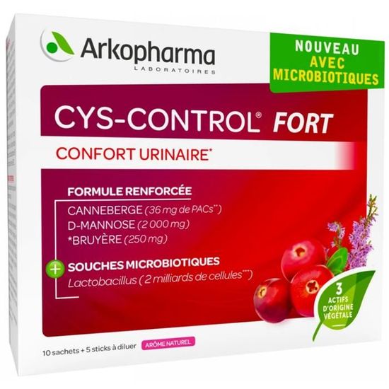 Compléments alimentaires - Arkopharma Cys-Control® Fort Biotics 15 ...