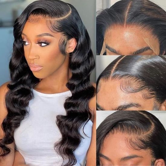 Perruques - Brésiliennes Cheveux Humains Perruque Avant Dentelle 150 ...