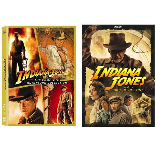 Coffret DVD - Indiana Jones - 1 à 4 + 5 - Aventure - Cdiscount DVD