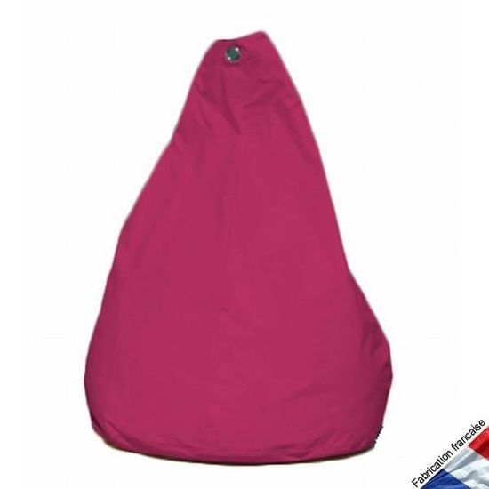Pouf poire fuchsia avec oeillet, coussin géant - Cdiscount Maison