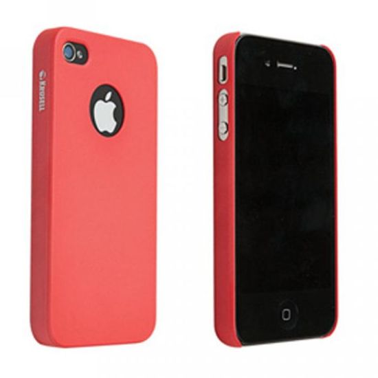 Coque iPhone 4 arrière rouge krusell colorcover - Cdiscount Téléphonie