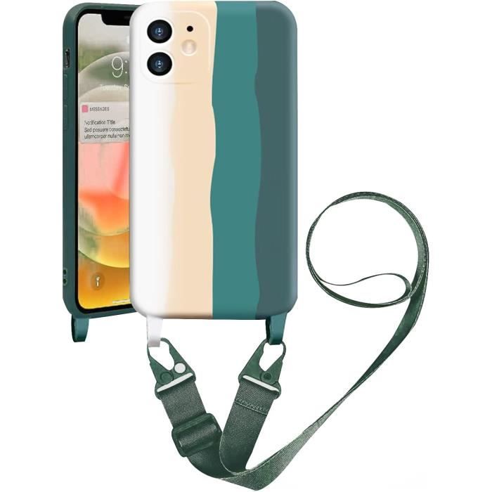Chaîne de téléphone portable compatible avec Apple iPhone 12 - Sangle ...