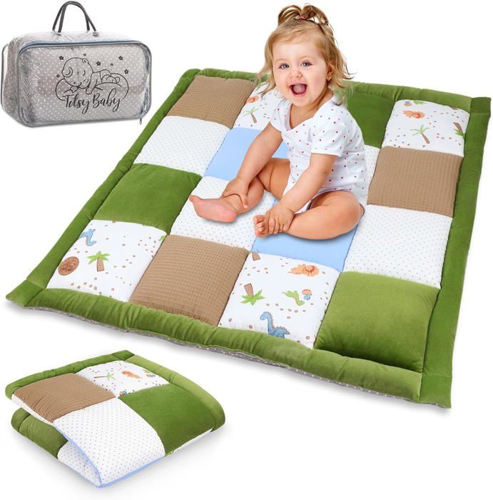 Tapis parc bebe patchwork 100x100 cm- tapis couverture bébé naissance ...