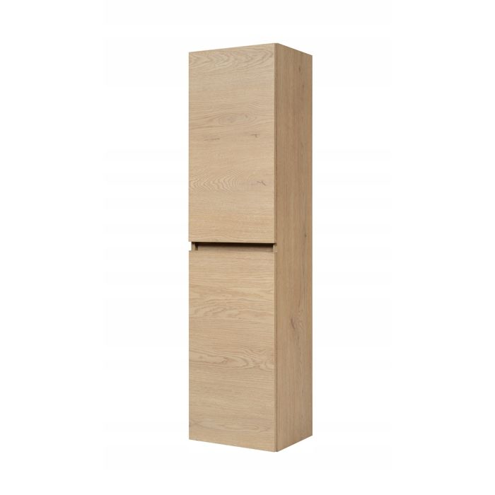 Armoire Murale 136 cm SIMPLE - Fermeture douce - avec 2 portes - Chêne ...