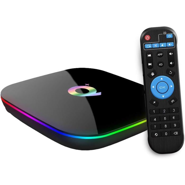 Android TV Box, Q Plus TV Box Android 10.0 with 2Go RAM 16Go ROM H616 ...