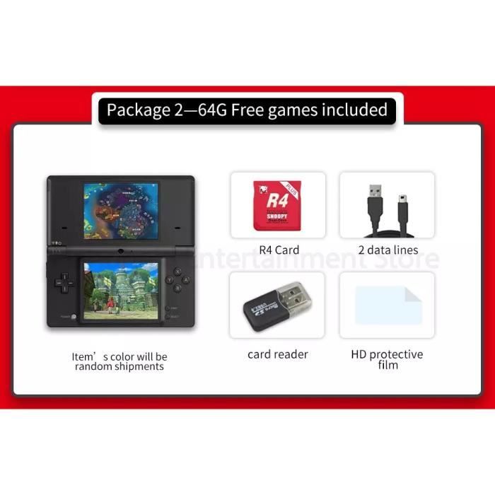 Package 2-64 Go - Console de jeu DSi Palm, originale, utilisée pour la ...