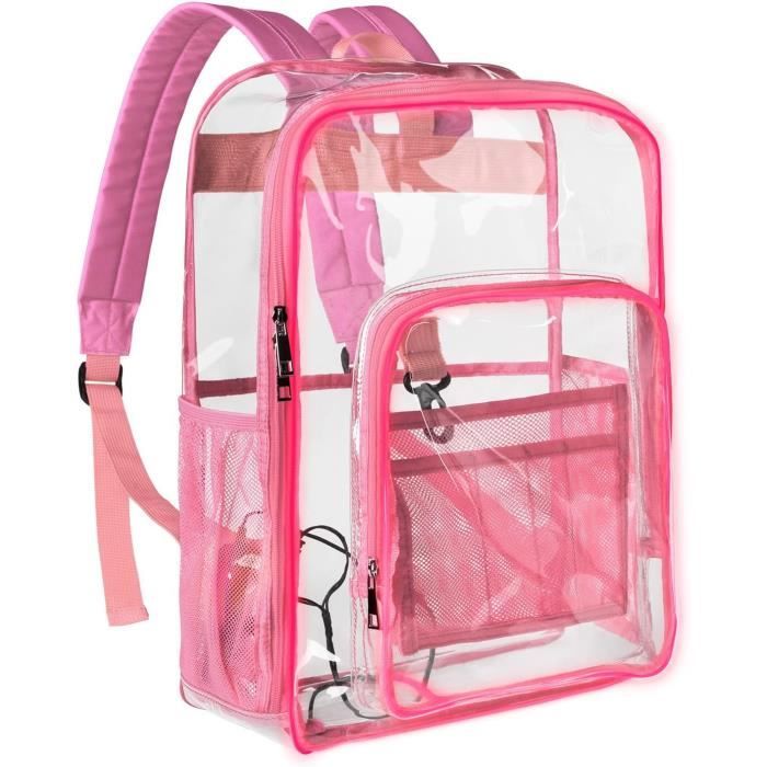 Zuoyou Sac À Dos Transparent, Sac Transparent En Pvc Lumineux À 3 Modes ...