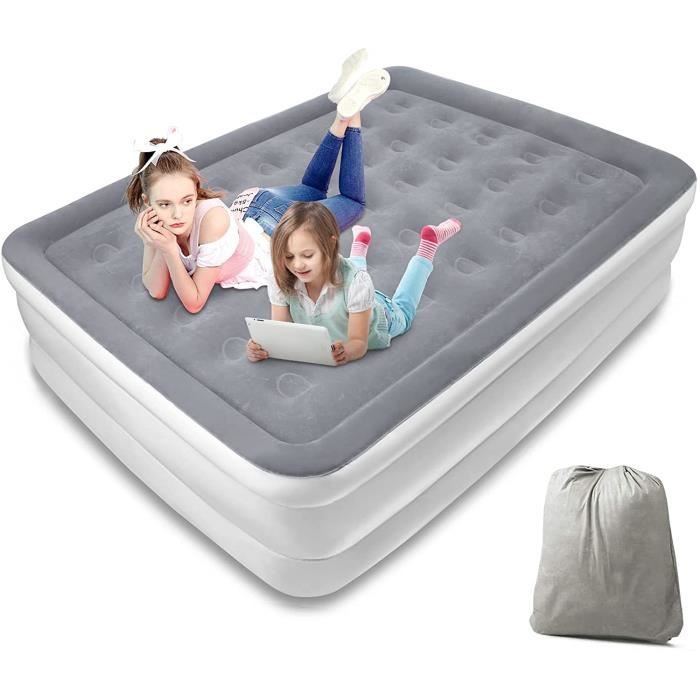 LIT GONFLABLE Matelas Gonflable 2 Places, Lit Gonflable, Pompe ...