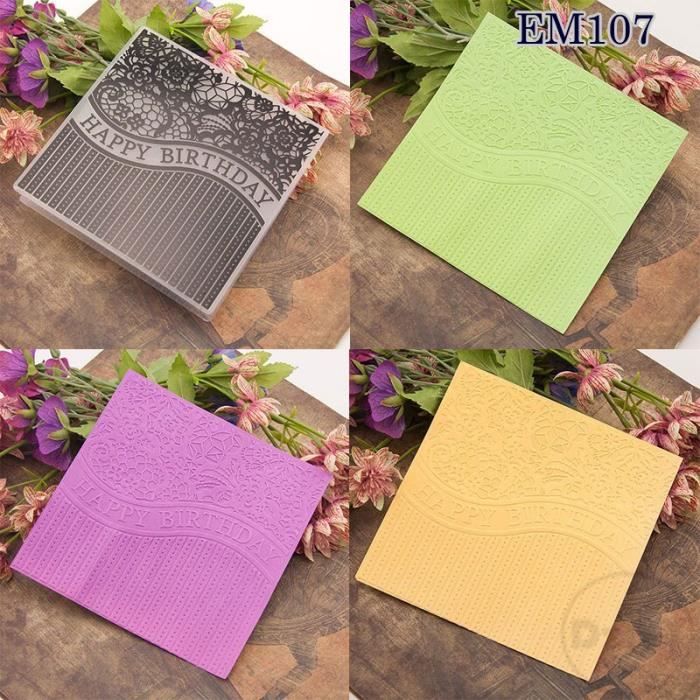 Scrapbooking,(29 Style peut choisir) dossiers de gaufrage carrés pour ...