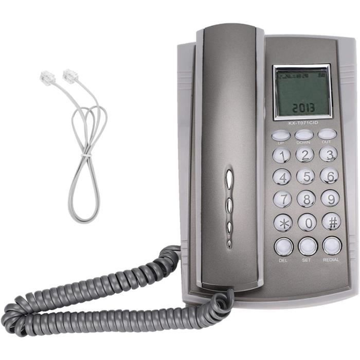 Téléphones Fixe | Téléphone Téléphonique Filaire De Bureau À Montage ...