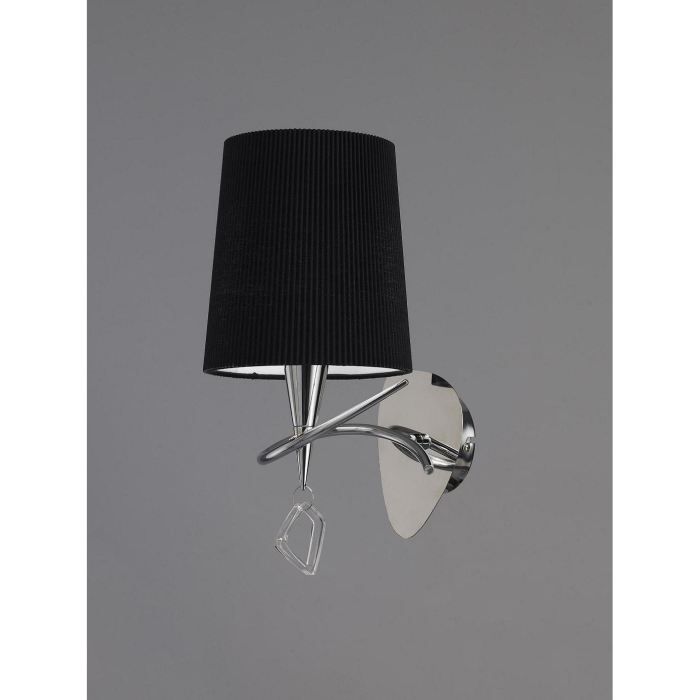 Applique Mara noire 1L design Mantra - Cdiscount Maison