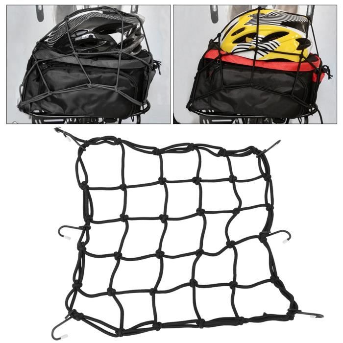 Mxzzand Filet à bagages Sac de rangement en filet pour moto, vélo ...
