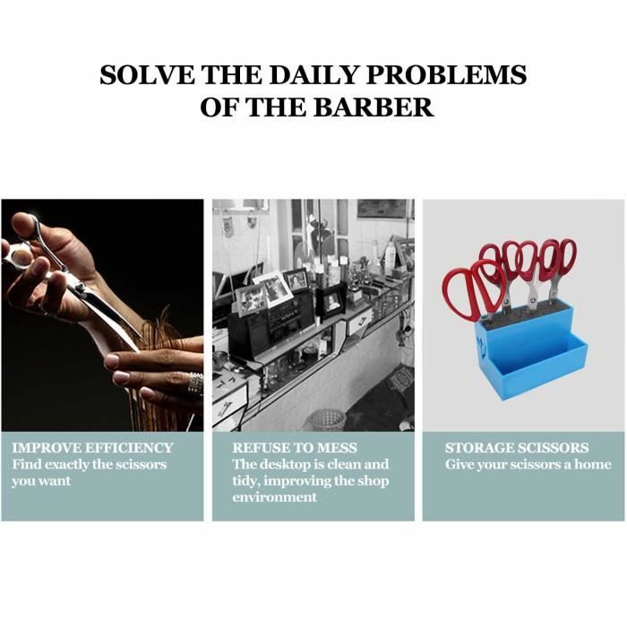 Bote de rangement ciseaux Salon de coiffure Clips bote ciseaux bote de ...