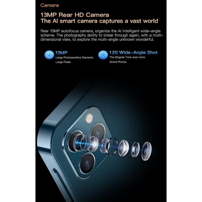 Rainbuvvy XS12 Mini 4G LTE Smartphone 3 Pouces écran 2GB/4GB RAM+16/32/64GB ROM Dual SIM 2000mAh ...