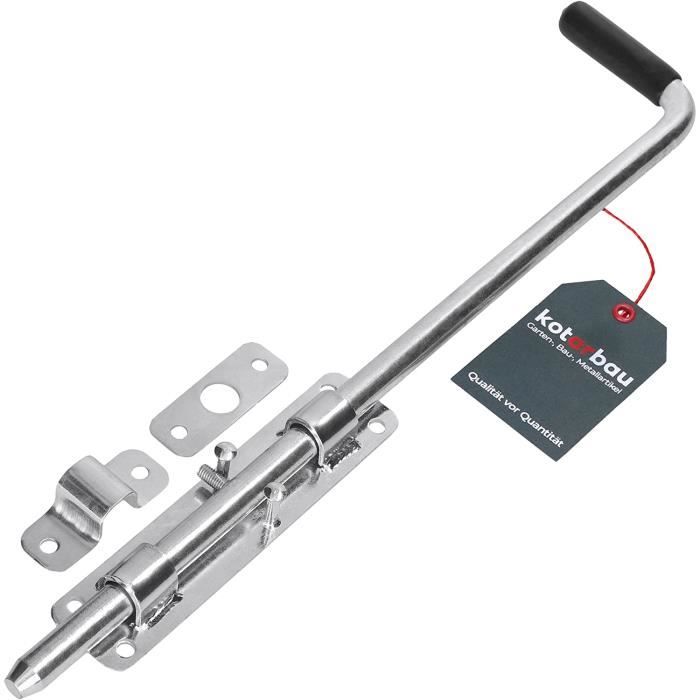 KOTARBAU Verrou à Coulisse Étroit Non Peint 420 mm Verrou à Boulon ...