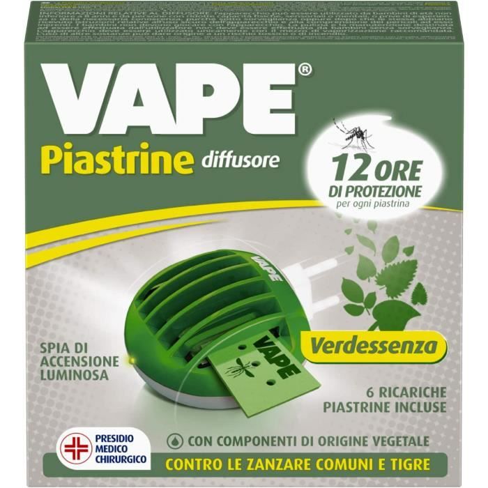 Vape Verdessenza Diffuseur électrique anti-moustiques communs et tigre ...