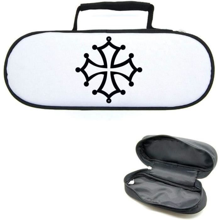 Mygoodprice Sacoche Housse pour Boules de pétanque Croix occitane227 ...