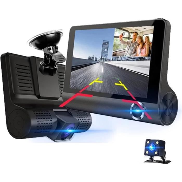 Caméra Embarquée Avant Et Arrière Voiture Dvr Dashcam Caméra À Trois ...