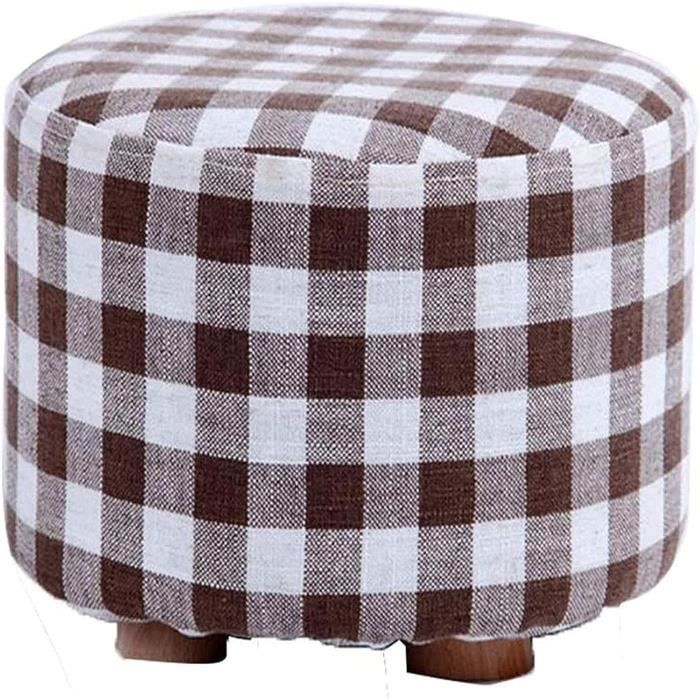 Rembourré Repose-Pieds Repose-Pieds Assise En Bois Moderne Pouf Pouf ...