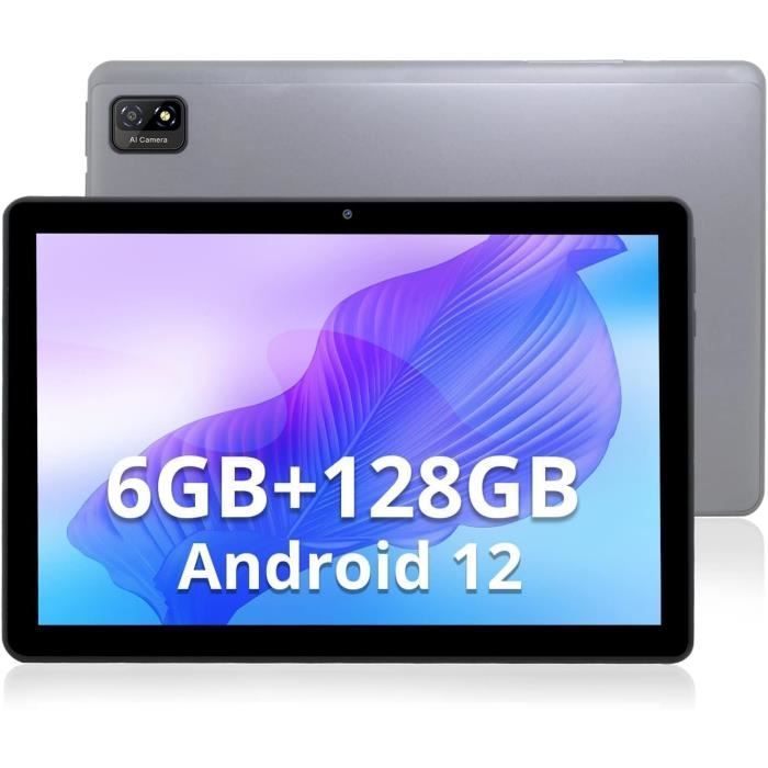Tablettes 10 Pouces Android 12, 6Gb Ram+128Gb Rom, Tablette Android 2,0 ...