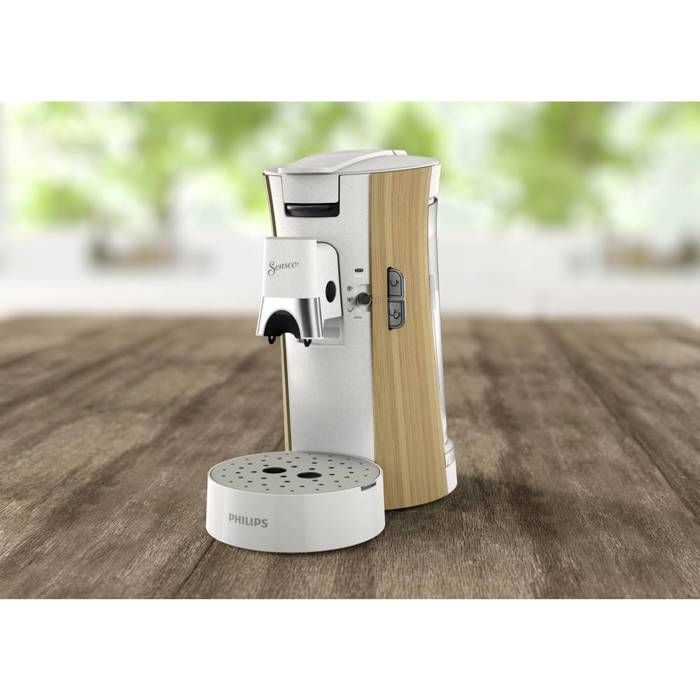 SENSEO® CSA240/05 Machine à café à dosettes blanc, bois - Cdiscount ...