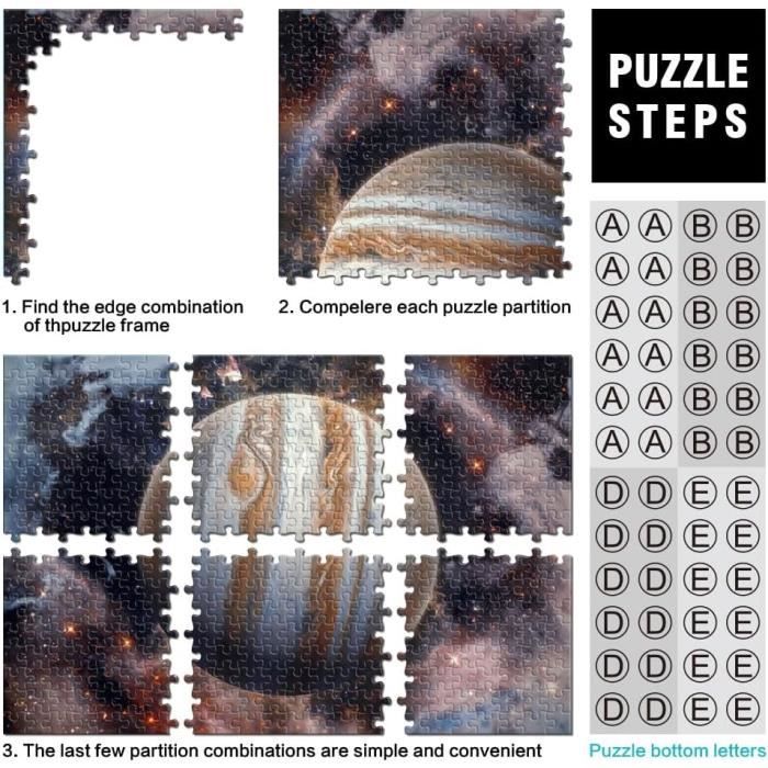 Jupiter Puzzles Pour Adultes 1000 Pièces Puzzle En Bois Jeu Difficile ...