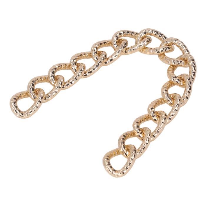HURRISE Chaîne pour la fabrication de bijoux Chaînes gourmettes en ...