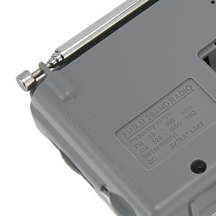 Radio à transistor AM FM AM FM Transistor Radio DSP Puce Portable Poche ...