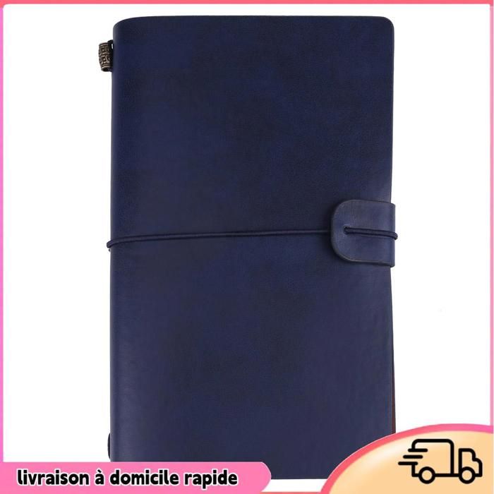 Dilwe Carnet de voyage Note de voyage en cuir PU classique Journal ...