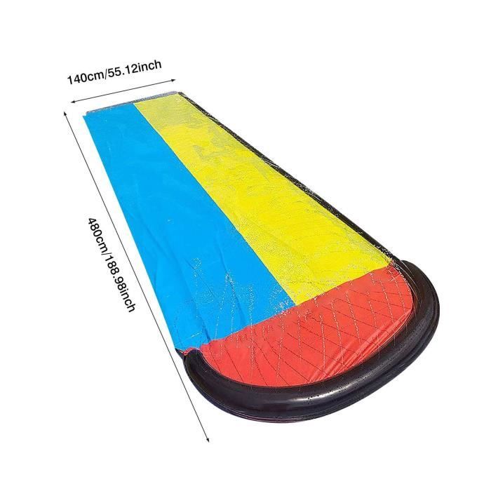 Tapis de toboggan gonflable toboggan aquatique double tapis de glisse ...