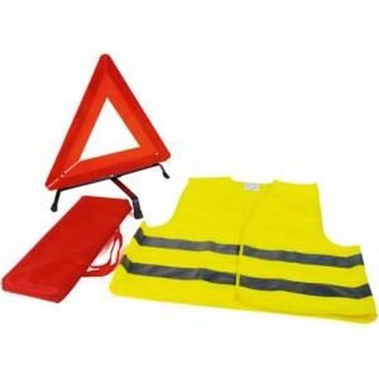 KIT SIGNALISATION LOT DE 10 (triangle, gilet) - Cdiscount Auto