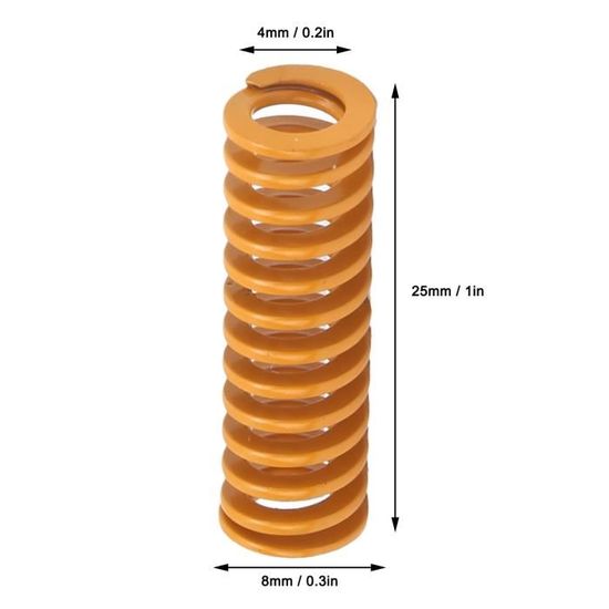 Ressort De Lit Chaud Ressort D'Extrudeuse D'Imprimante 3D Ressort De ...
