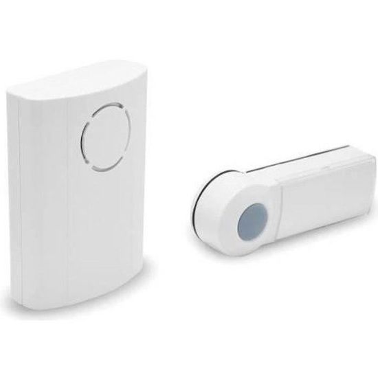 Carillon sans fil EXTEL Carillo - Portée 100m - 36 sonneries - Bouton étanche IP44 - Cdiscount ...