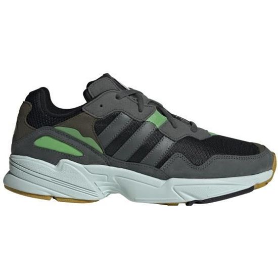Basket adidas Originals YUNG-96 - F35018 - Kaki - Vert - Textile - Plat ...