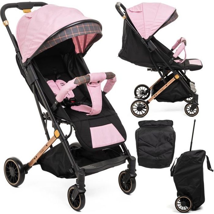 Bebelissimo - Poussette bébé Citadine Ultra Compacte - De 0 à 36 mois ...
