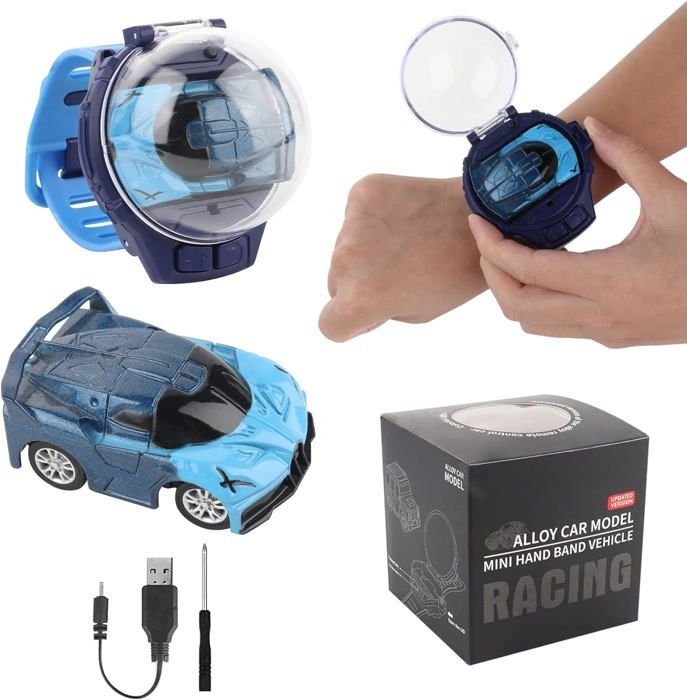 Mini Montre De Voiture Télécommandée Jouets, Montre De Voiture Télécommandée Usb 2,4 Ghz, Montre ...