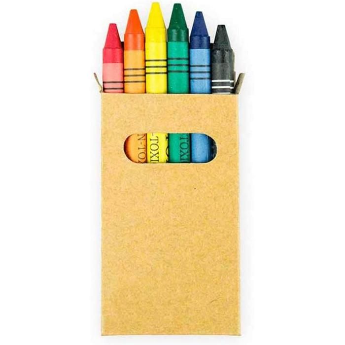 Boîtes en carton - HONO - 6 Crayons de Couleurs - Multicolore ...