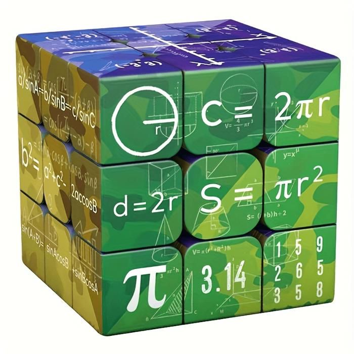 Cube Magique Mathématique Amusant Jouet Éducatif Cube Puzzle 3x3 ...