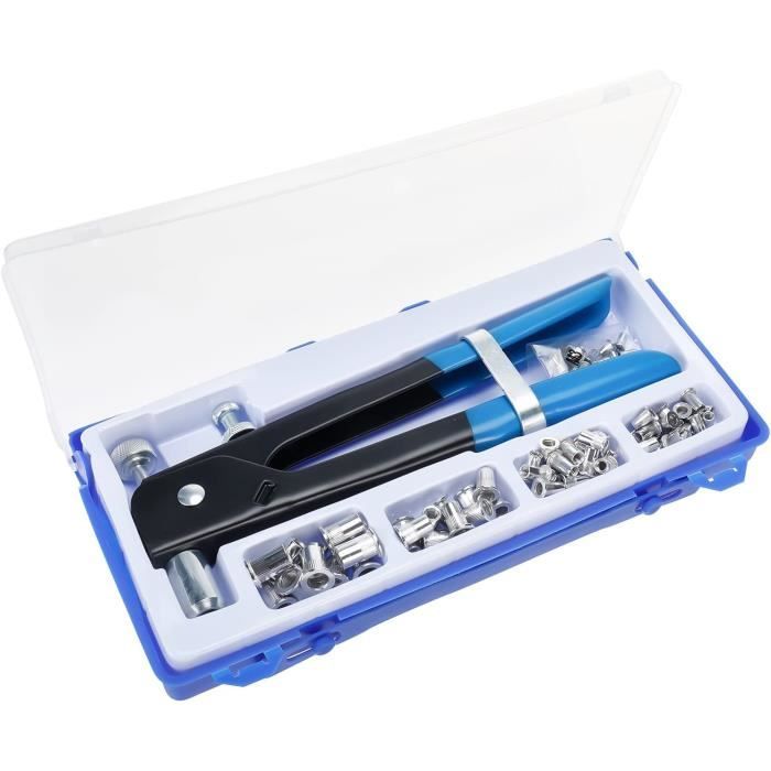 Kit De Pince Ecrou Rivet, Pistolet À Ecrou, Avec 6 Pcs Mandrins M3 M4 ...
