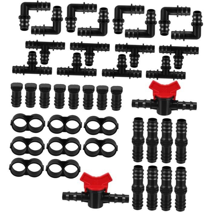 42 Pièces Capillaire Embout Connecteurs D'Irrigation Goutte À Goutte ...